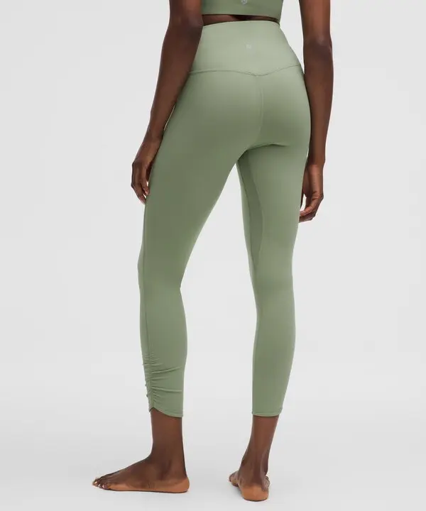 Lululemon Align™ Ruched Hem Leggings In Desert Green - 50% Off